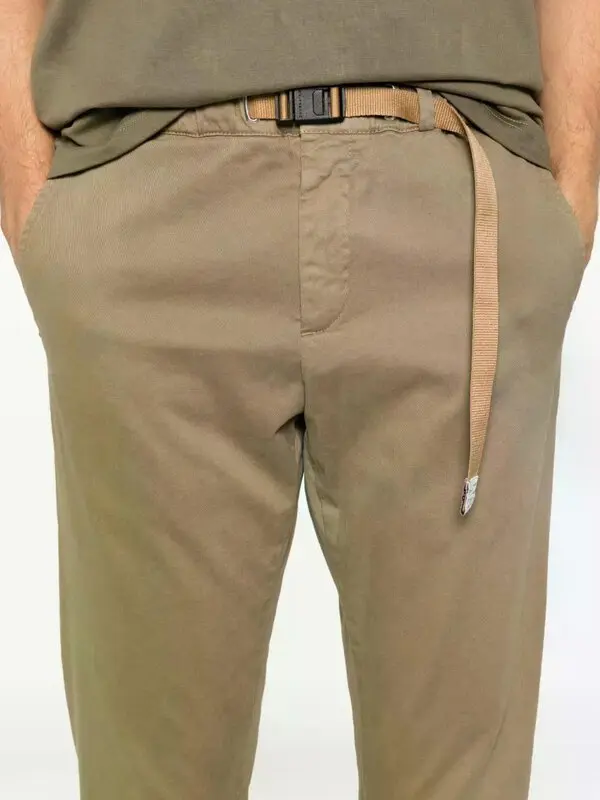 WHITE SAND Robert Belted Trousers