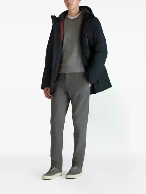 Incotex Tricochino Straight Trousers - Grey