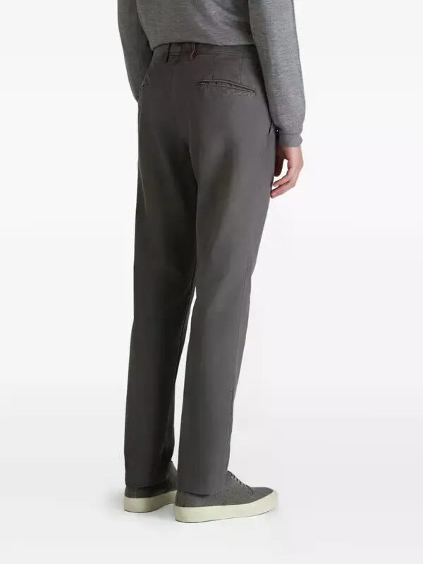 Incotex Tricochino Straight Trousers - Grey