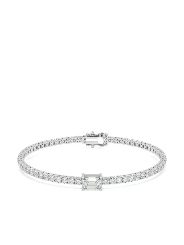 TILLA 14k White Gold 6 Ct. T.w. Lab-grown Diamond Tennis Bracelet - Silver