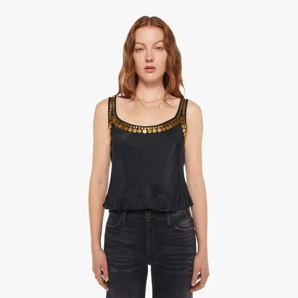 Alix Of Bohemia Fiona Gilded Coin Top