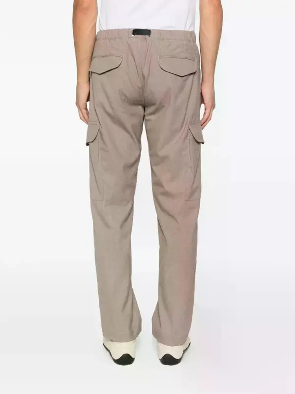 WHITE SAND Belted Cargo Trousers