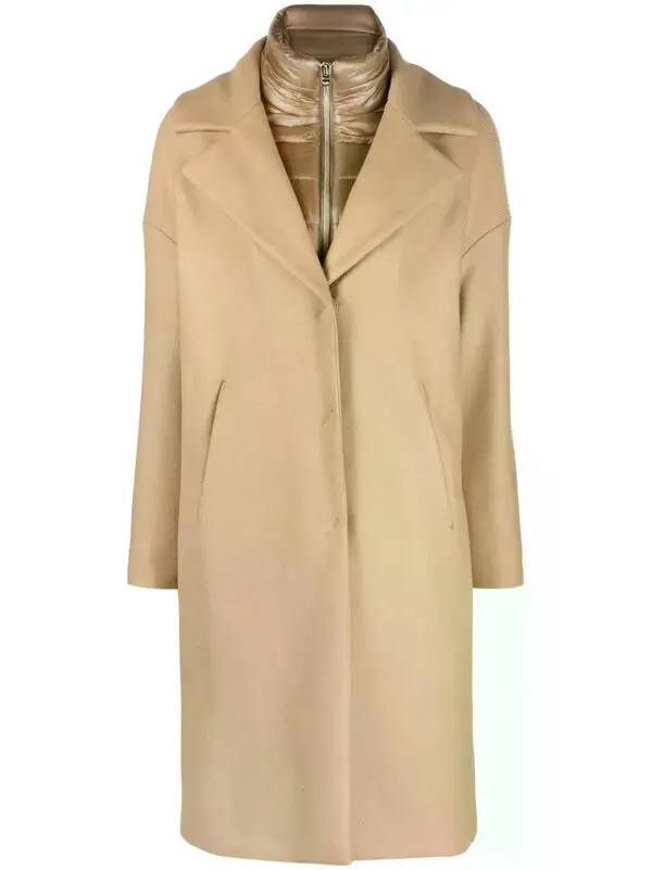 Herno Padded-collar Single-breasted Coat