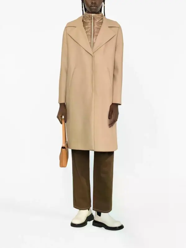 Herno Padded-collar Single-breasted Coat
