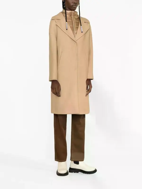Herno Padded-collar Single-breasted Coat