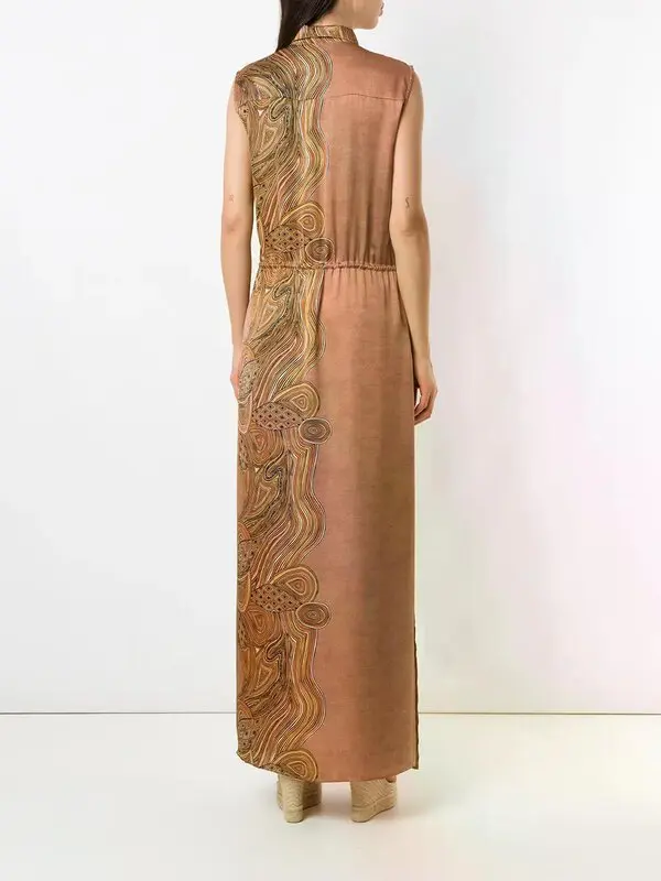 AMIR SLAMA Paisley-print Shirt Dress