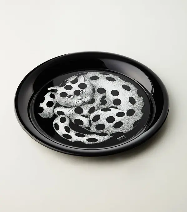 FORNASETTI High Fidelity Iron Decorative Tray
