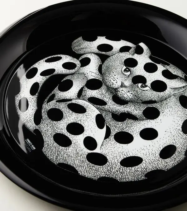 FORNASETTI High Fidelity Iron Decorative Tray
