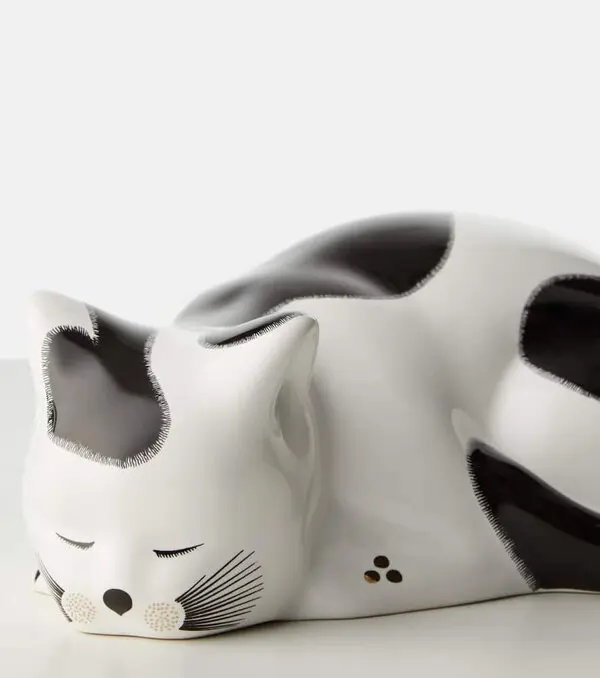 FORNASETTI Cat Ceramic Decorative Object