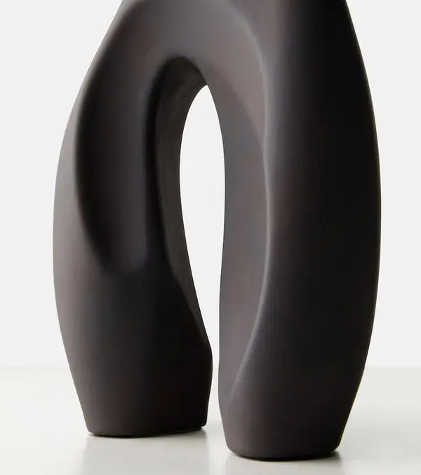 101 COPENHAGEN Ni Medium Ceramic Vase Kristian Sofus Hansen And Tommy Hyldahl - Brown