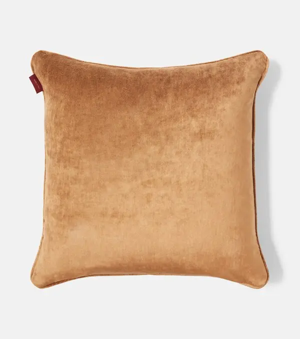 Etro Pegaso Embroide Velvet Cushion - Red
