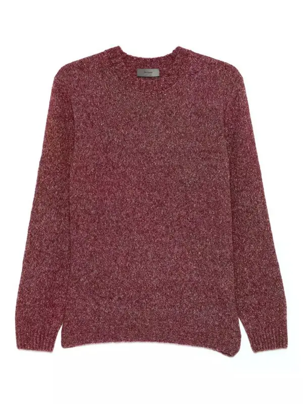 FERRANTE Crew-neck Sweater - Red