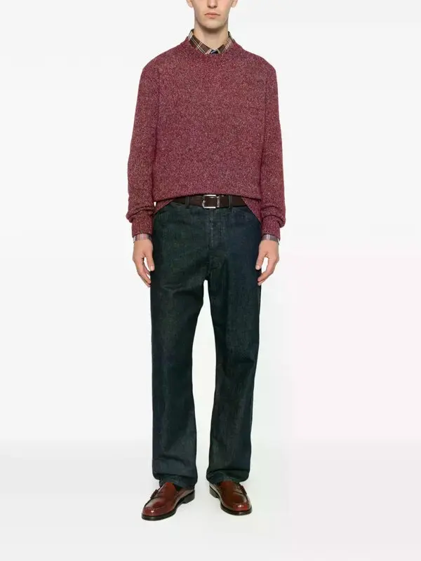 FERRANTE Crew-neck Sweater - Red