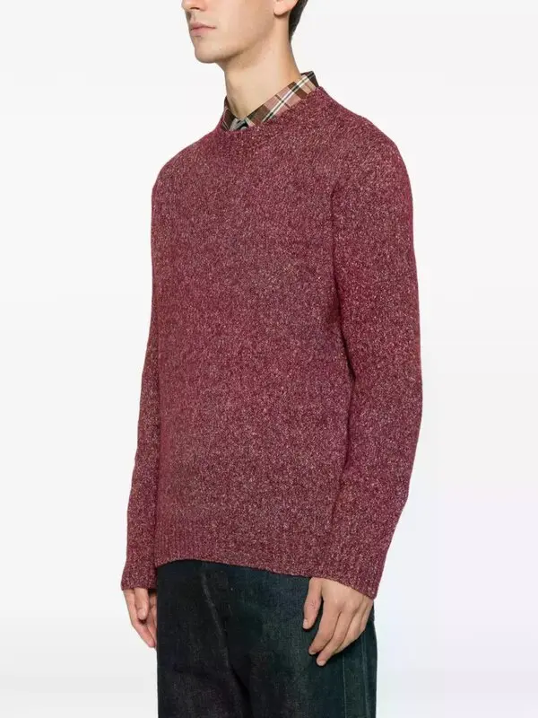FERRANTE Crew-neck Sweater - Red