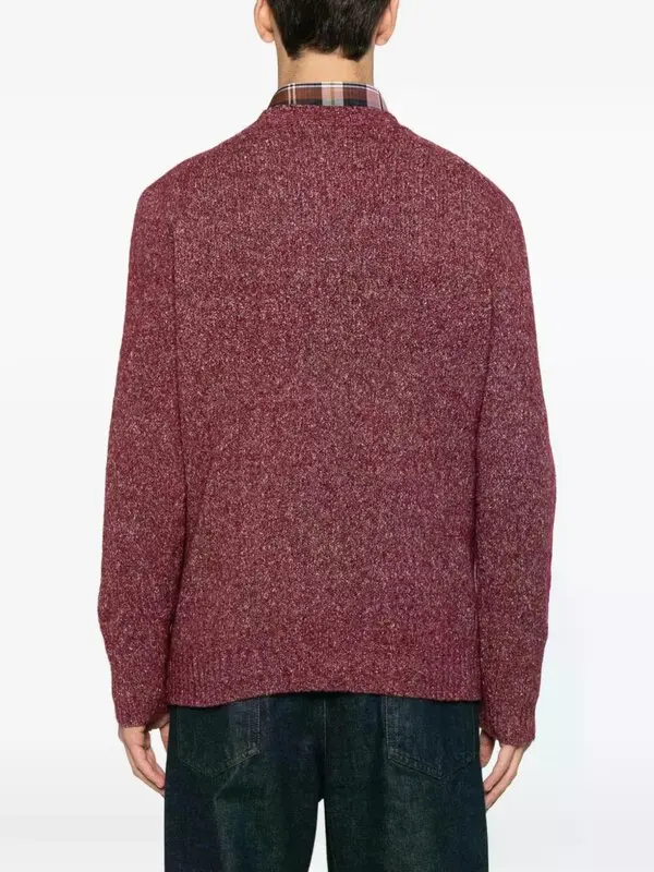 FERRANTE Crew-neck Sweater - Red