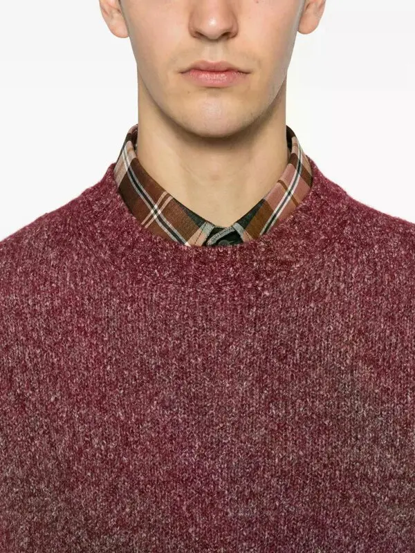 FERRANTE Crew-neck Sweater - Red