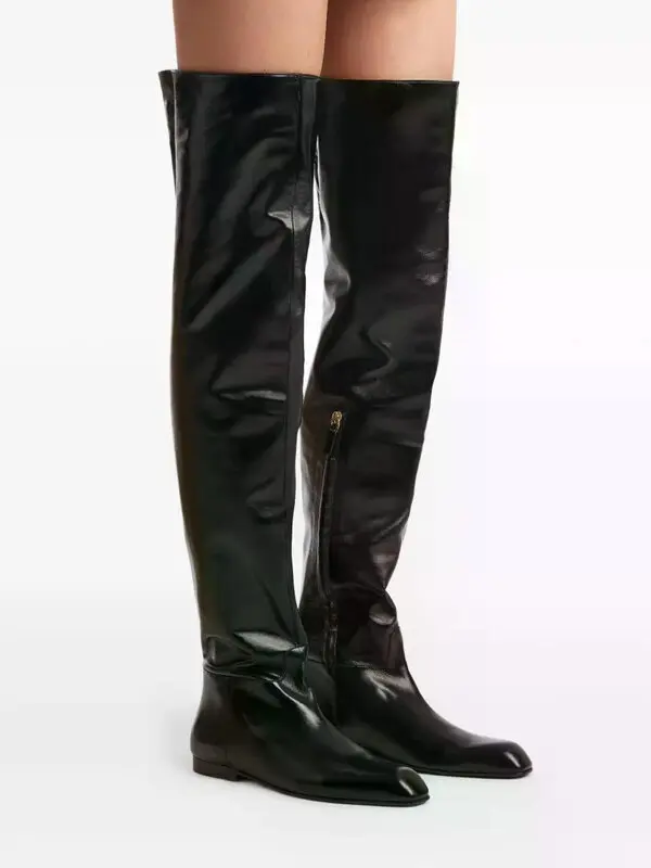 Khaite Over-the-knee Zip Fastening Boots