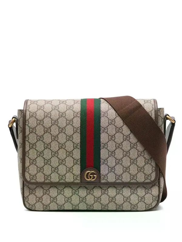 Gucci Medium Ophidia Messenger Bag - Neutrals