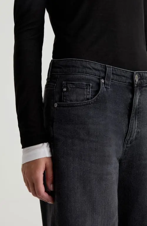 Ag Saige Mid-rise Ankle Wide-leg Jeans - Nebula