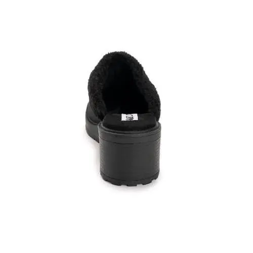 MUK LUKS Sophia Wedged Mule - Black
