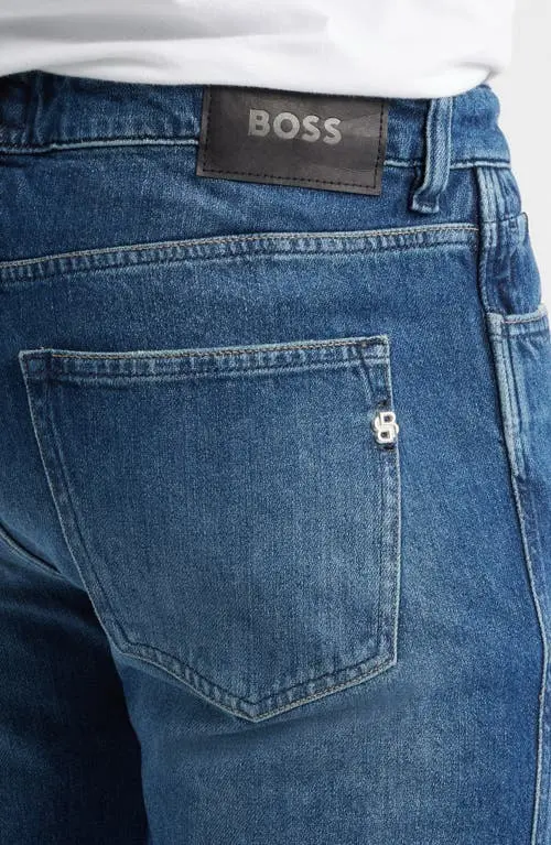 BOSS Delaware Slim-fit Jeans - Navy