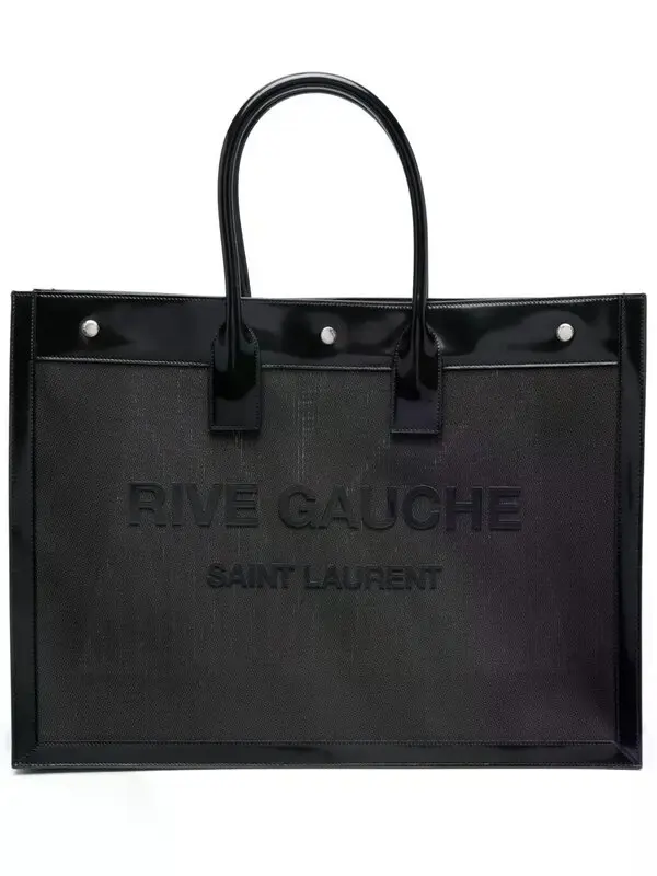 Saint Laurent Rive Gauche Tote Bag - Black
