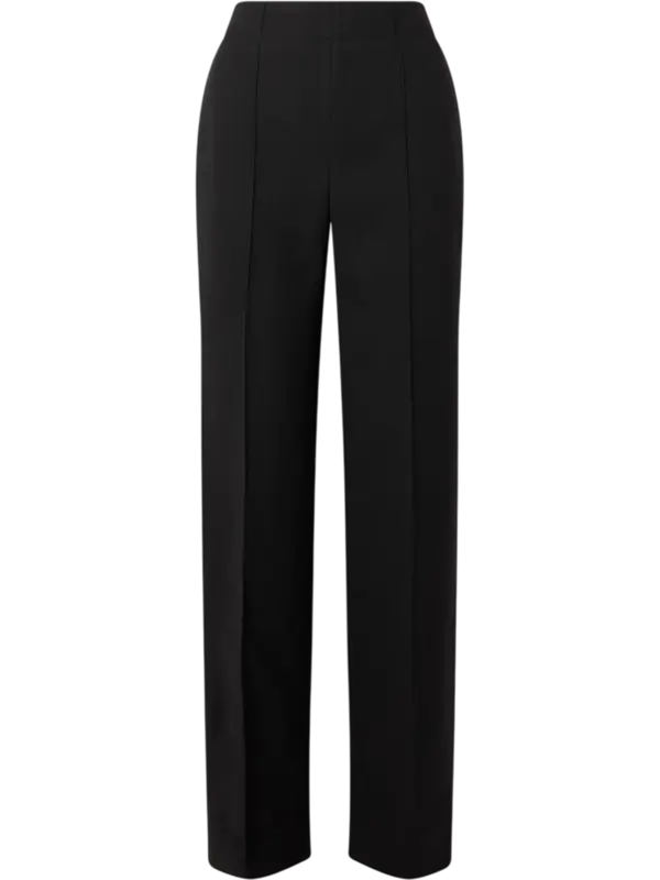 Proenza Schouler Zee Scuba Straight Trousers - Black