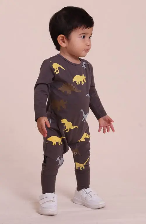 TINY TRIBE Dino Print Cotton Romper