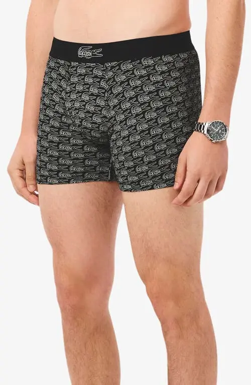 Lacoste Core Graphics Boxer Briefs