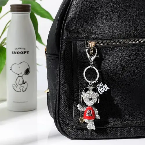 PEANUTS Snoopy 'joe Cool' Crystal Keychain With Stay Cool Tag
