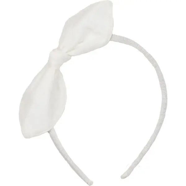 CUCLIE Bow Headband - Ivory