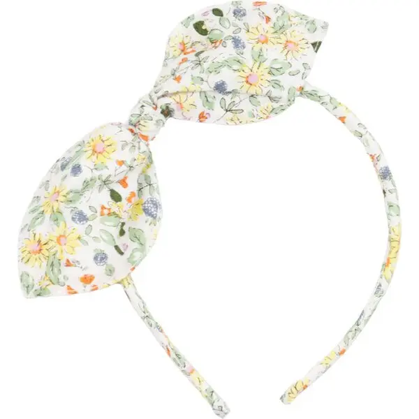 CUCLIE Bow Headband - Yellow Multi