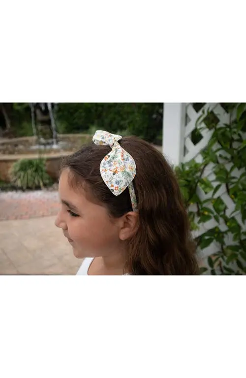 CUCLIE Bow Headband - Yellow Multi