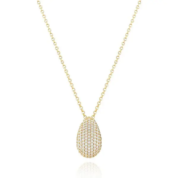 SIF JAKOBS JEWELLERY Goccia Altro Necklace - 18k Gold Plated