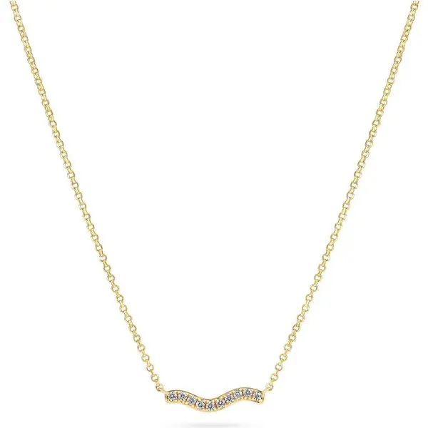 SIF JAKOBS JEWELLERY Ellera Waves Necklace - 18k Gold Plated