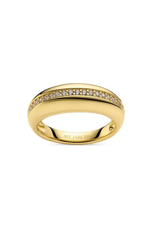 SIF JAKOBS JEWELLERY Palermo Ring - 18k Gold Plated