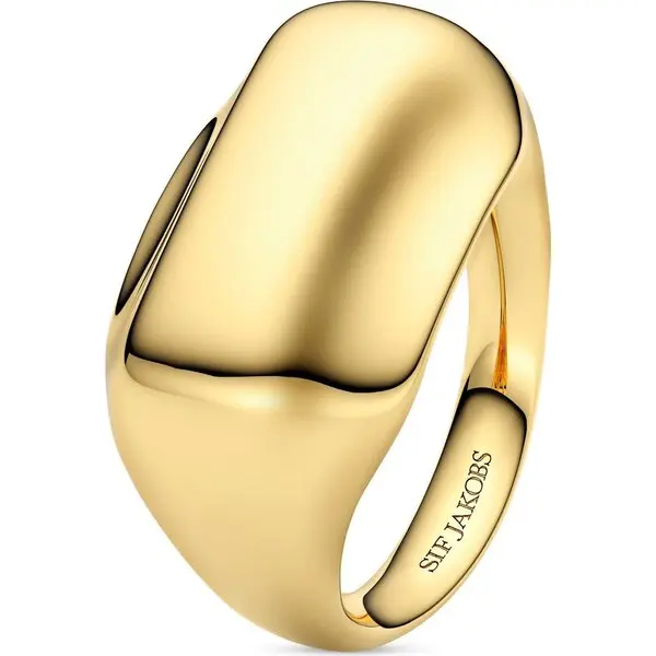 SIF JAKOBS JEWELLERY Borsa Pianura Ring - 18k Gold Plated