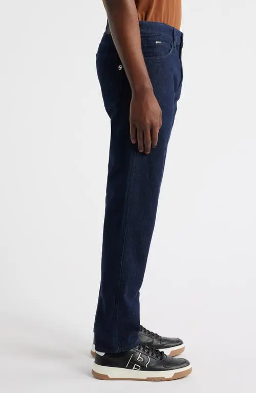 BOSS Ogden Straight Leg Jeans - Navy