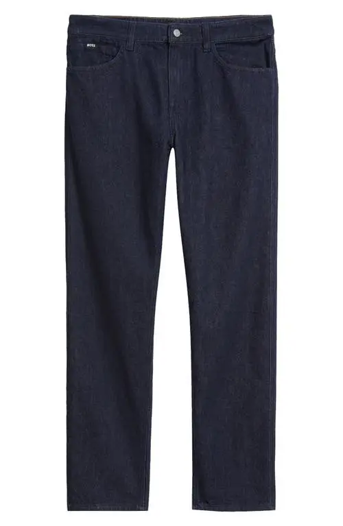 BOSS Ogden Straight Leg Jeans - Navy