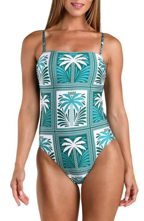 SUNSHINE 79 Patchwork Palms One-piece Swimsuit