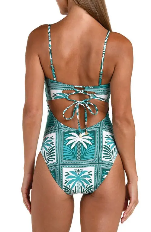 SUNSHINE 79 Patchwork Palms One-piece Swimsuit