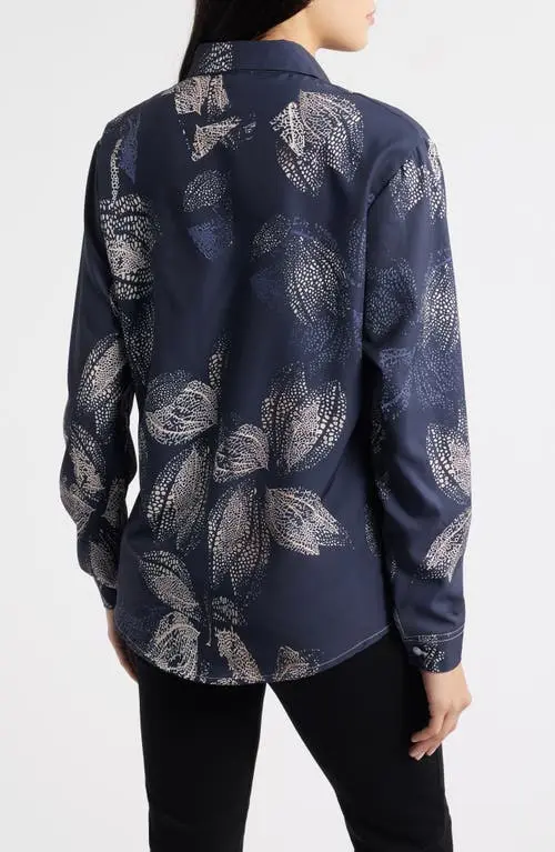 NIKKI LUND Chiara Printed Button-up Shirt