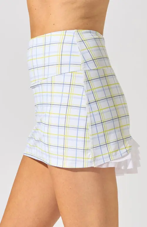 BOBBE ACTIVE A-line Plaid Mini Skirt - Courtcore Plaid