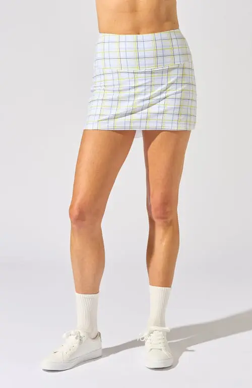 BOBBE ACTIVE A-line Plaid Mini Skirt - Courtcore Plaid