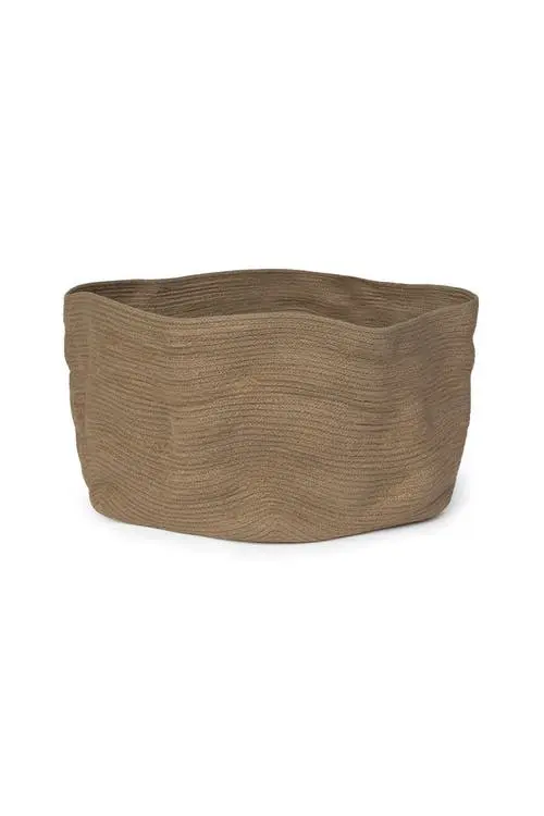 LORENA CANALS Stonewashed Basket - Soil Brown