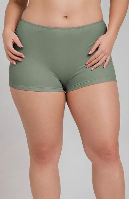 CALYPSA Boyshorts - Sage Green