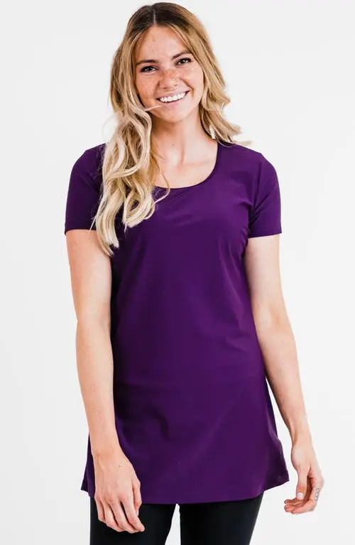 CALYPSA Anna Swim Tunic - Eggplant