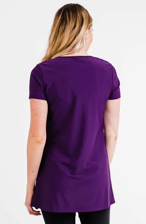 CALYPSA Swim Tunic - Eggplant