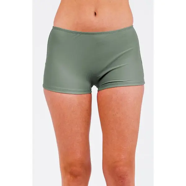 CALYPSA Boyshorts Fully Lined Upf 50 - Sage Green
