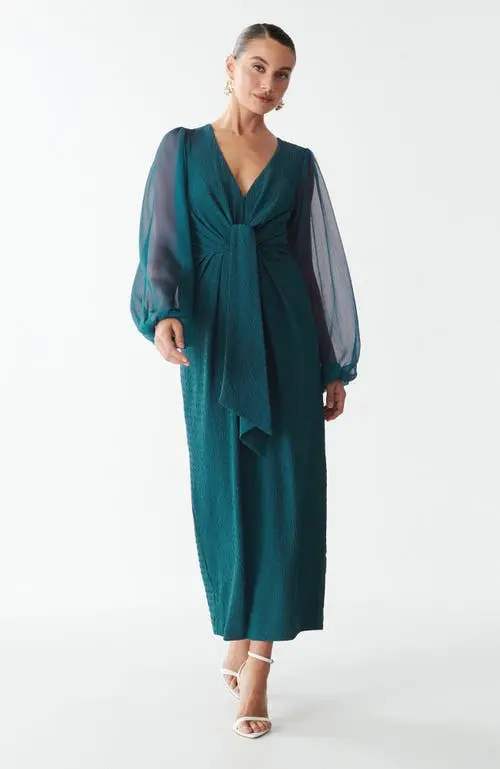 SAVEL Indiana Midi Dress - Teal